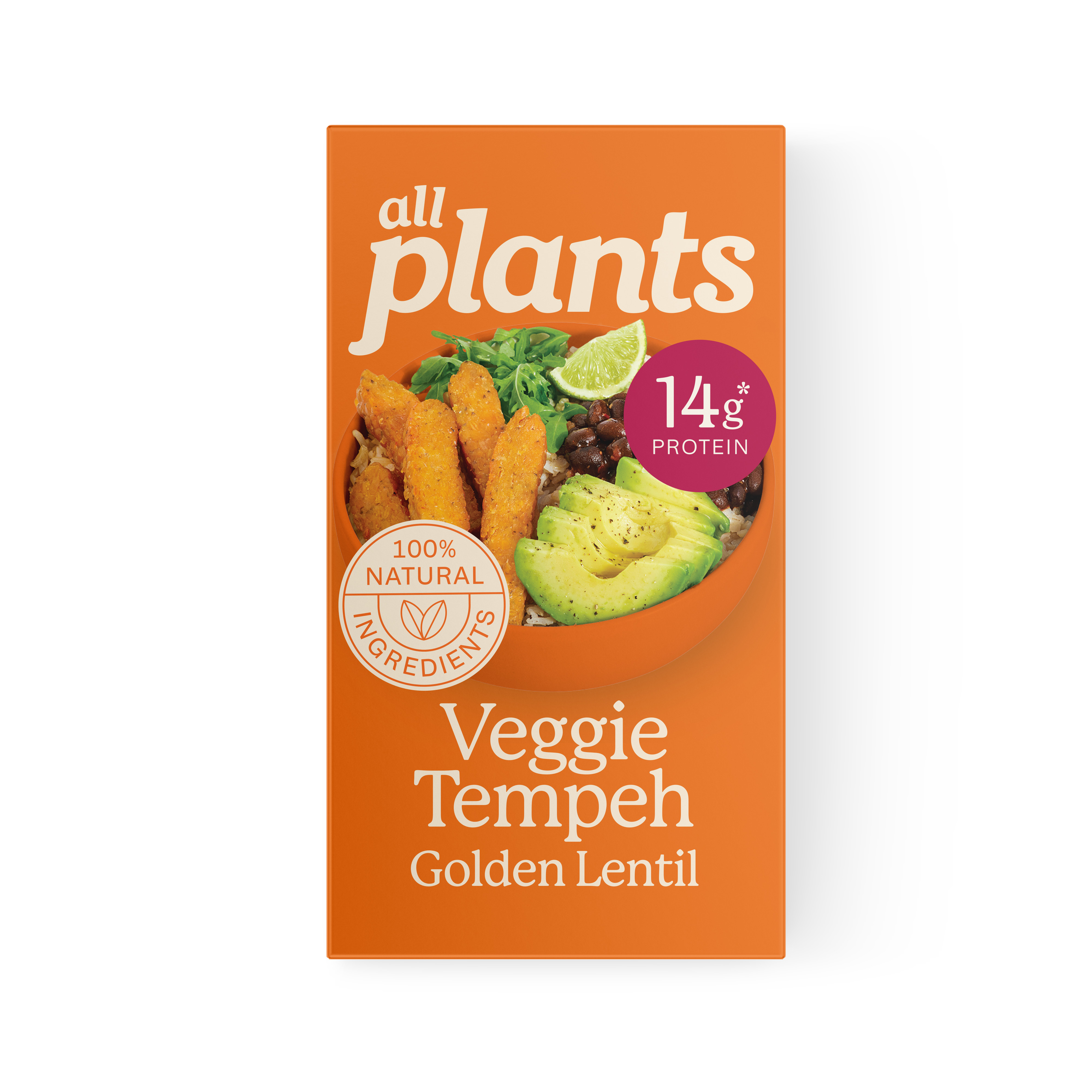 Golden Lentil Veggie Tempeh | all plants